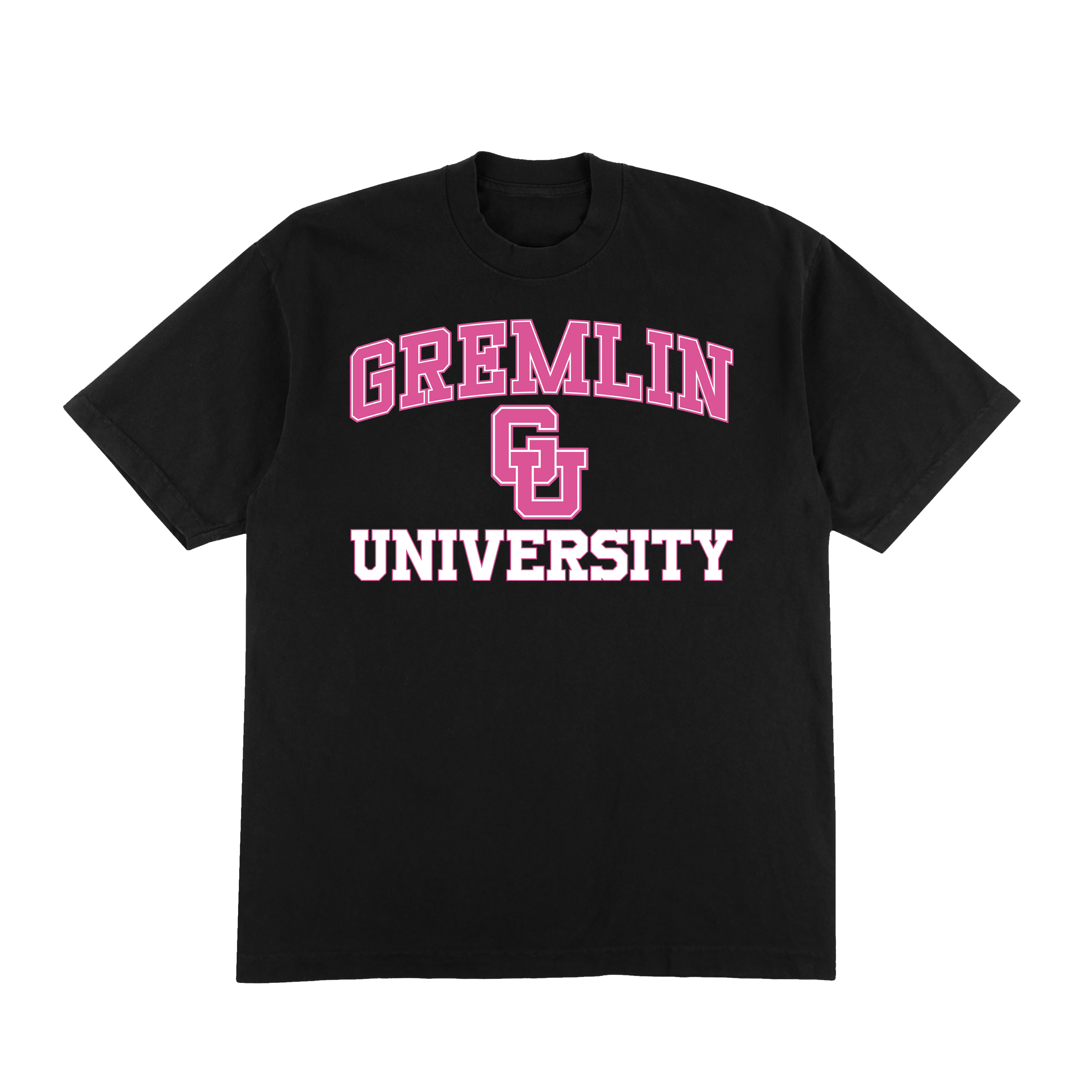 GREMLIN UNIVERSITY TEE (PINK) – GREMLIN GANG