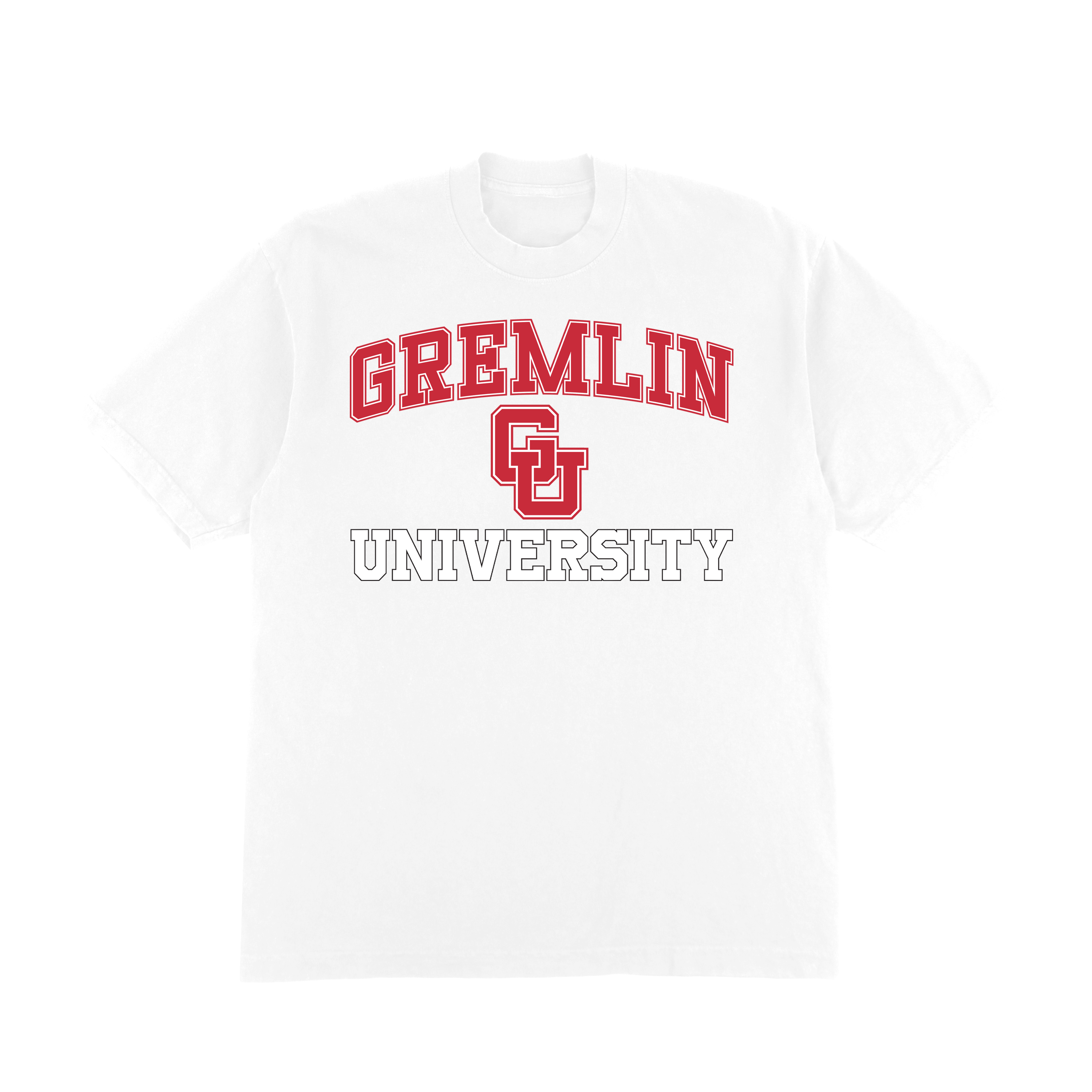 GREMLIN UNIVERSITY TEE (WHITE) – GREMLIN GANG